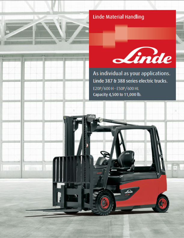 Linde Series 387 & 388 Spec Sheet – lindemh